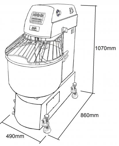 25kg Spiral Mixer | Bakery Services Ltd