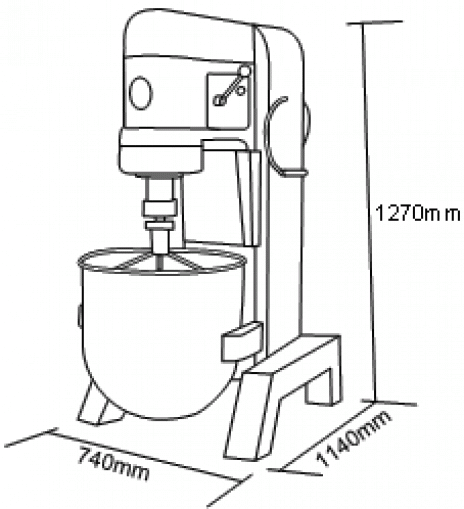 120qt Planetary Mixer | Bakery Services Ltd